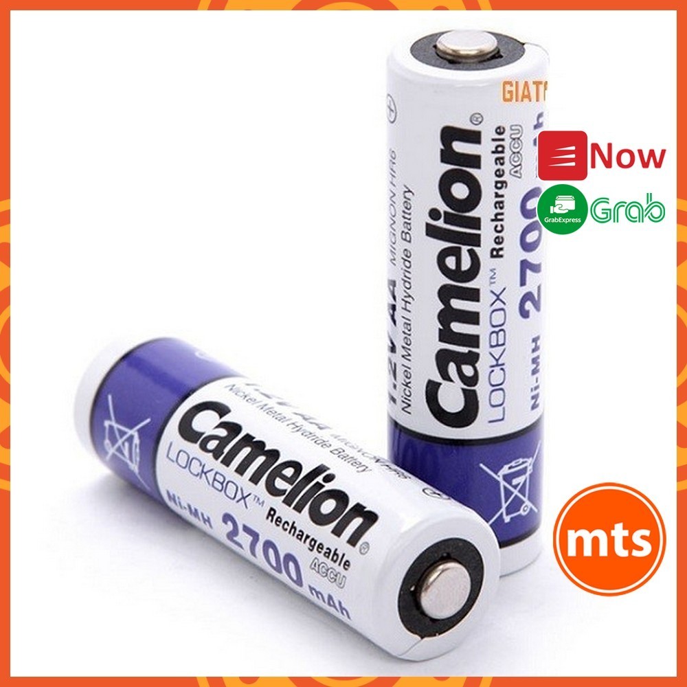 Pin sạc AA 2A Camelion NH-AA2700LBP2 2700 mAh NI-MH 1.2V 1 vỉ 2 viên ...