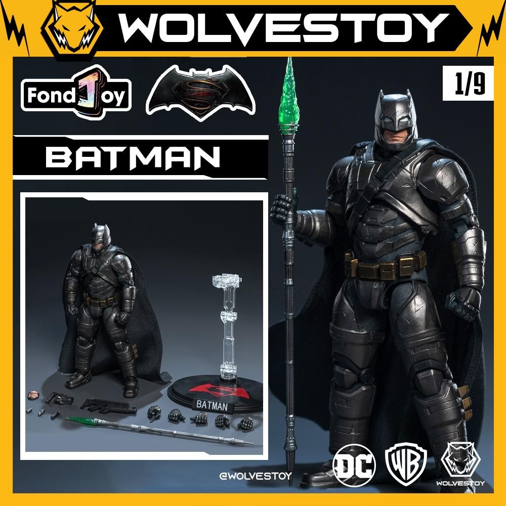 Mô Hình Fondjoy Toys DC BVS Dawn of Justice Armored Batman 1/9 Action ...