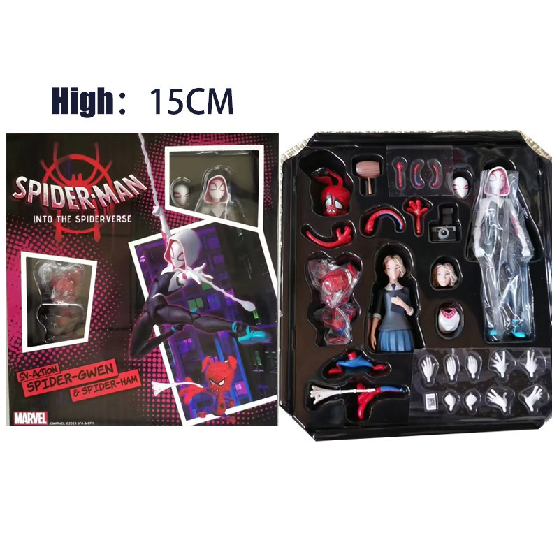 Shf SpiderMan 2099 Joint Movable Hình Miles Morales Gwen Stacy Miguel O ...