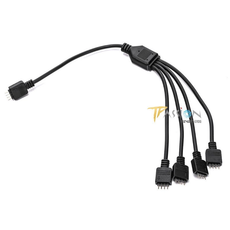 Dây chia cổng LED ARGB 3Pin 5V từ 1 ra 2, 3, 4,5, 6, 10 cổng, chuyển ...