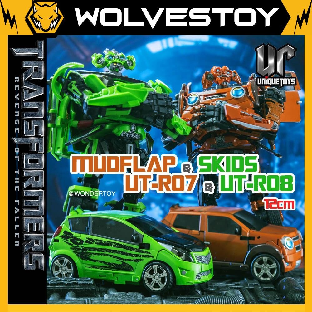 Mô Hình Unique Toys Mudflap UT-R07 & Skids UT-R08 TF ROTF Bobot Biến ...