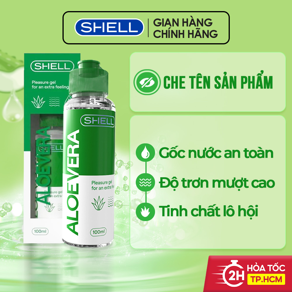 Gel bôi trơn tinh chất lô hội Shell Aloe Vera - Chai 100ml | SHELL ...