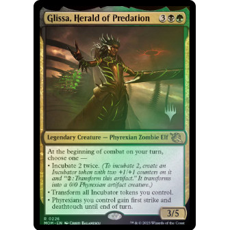 Thẻ bài - Magic the Gathering - March of the Machine - Glissa, Herald ...