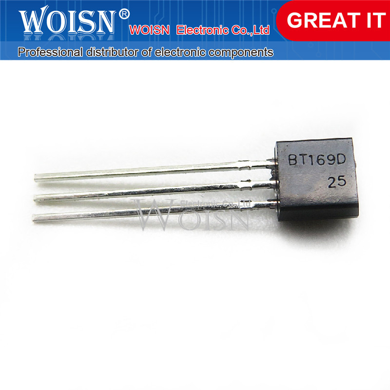 50 CÁI BT169D BT169 TO-92 Triacs Thyristor SCR 400V 9A 3 chân SPT mới ...