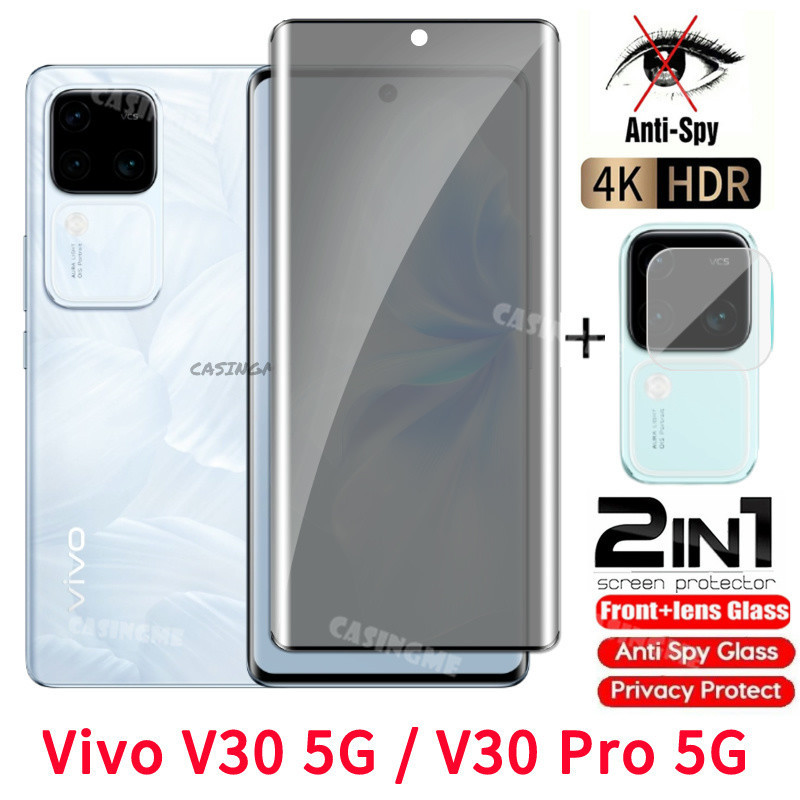 Vivo V30 V30e V40 5G 2024 Bề mặt cong Phim kính cường lực riêng tư cho VivoV30 5G Vivo V 30 30V ...