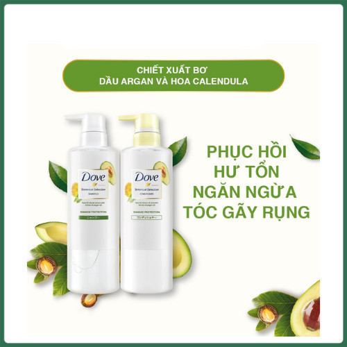 Dầu Gội Dove Botanical Selection Shampoo 500g | Shopee Việt Nam
