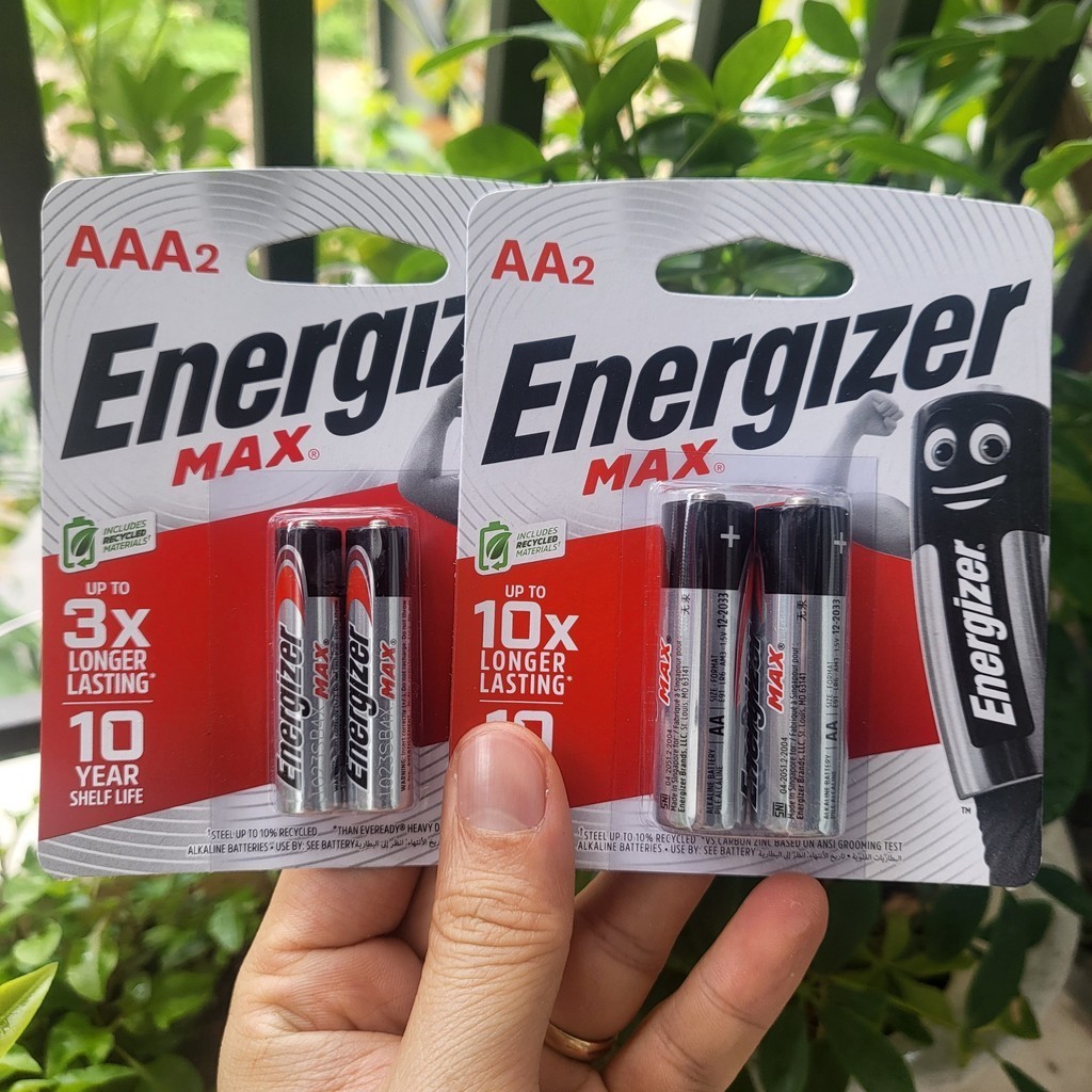 Pin AA AAA Energizer Max Alkaline năng lượng bền bỉ | Shopee Việt Nam