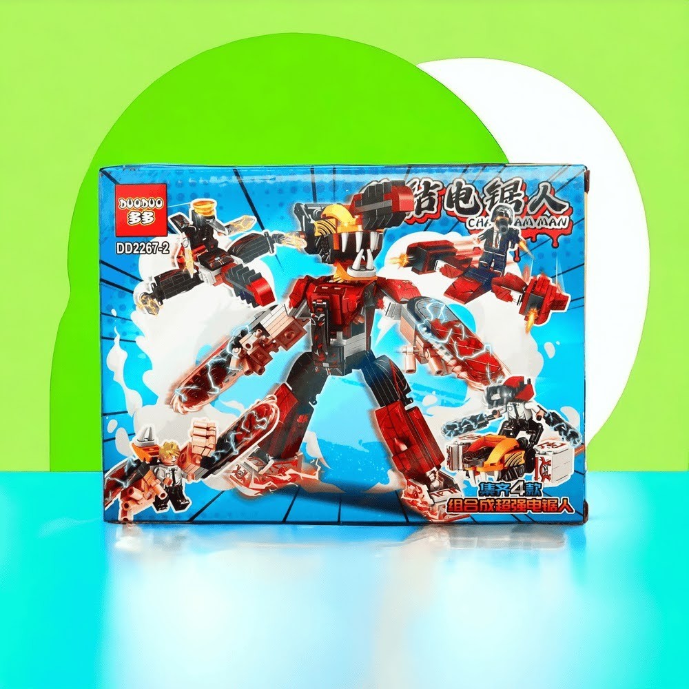 Lego CHAINSAW MAN Xếp hình Quái vật bồn cầu Lego skibidi | Shopee Việt Nam
