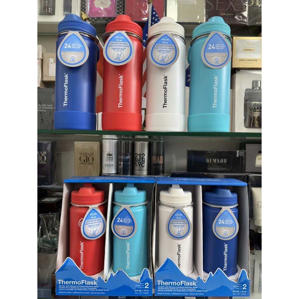 [Hàng Auth - Chọn màu] [Ảnh thật] [Chính hãng] ThermoFlash 474ml - Bình giữ nhiệt Nóng-Lạnh 24h ...
