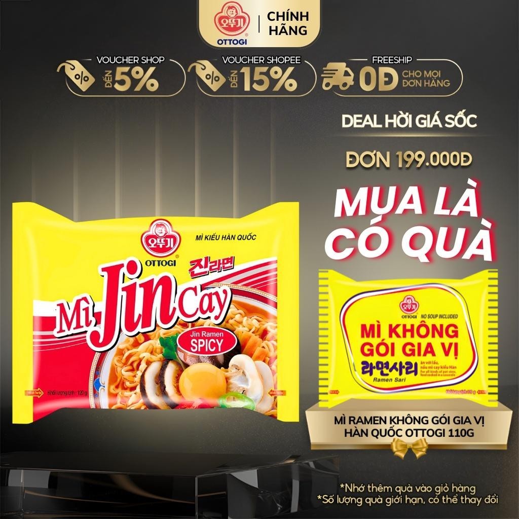 Mì Jin Cay Ottogi (120g) | Shopee Việt Nam
