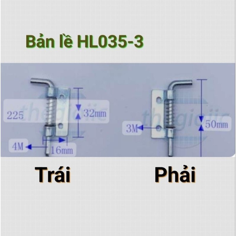 Bản lề Tủ điện HL035 / Bản lề tủ cứu hỏa HL035/ Bản lề lò xo -MK ...