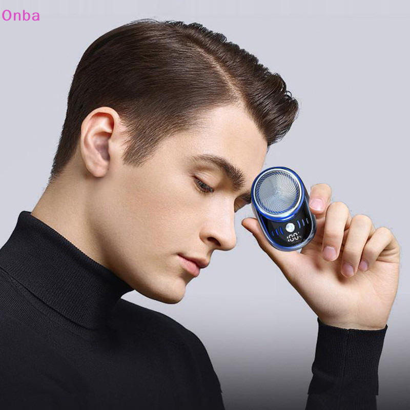 Máy cạo râu điện Mini Onba dành cho nam Máy cạo râu gắn trên xe có màn ...