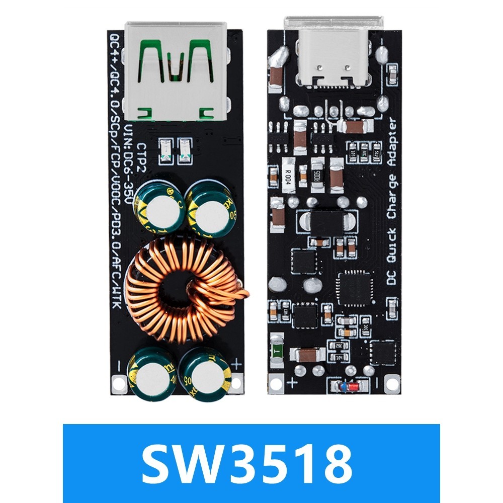 Sw3518 / SW3516 QC4.0 QC3.0 USB Type-C Điện thoại di động Bộ chuyển đổi ...