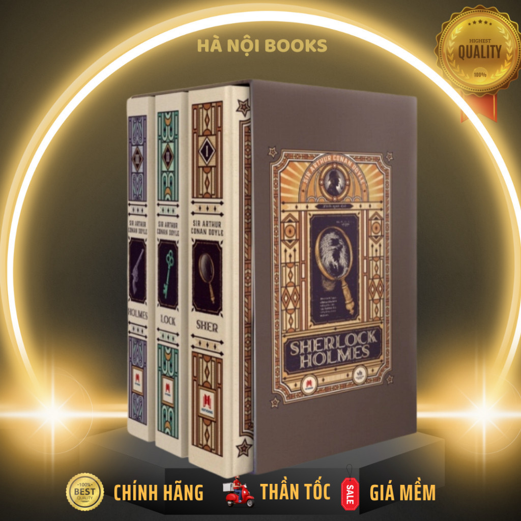 Sách Boxset Sherlock Holmes Trọn Bộ 3 Tập - Tái Bản 2023 - Huy Hoàng ...