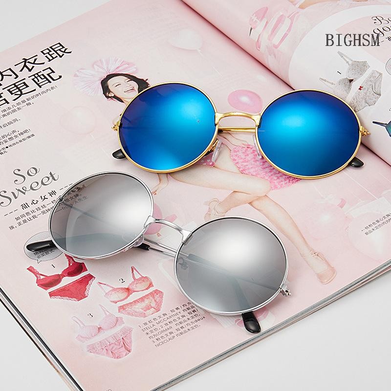 Bighsm Cổ Điển Kim Loại Vintage Hình Tròn Khung Ống Kính Màu Kính Mát ...