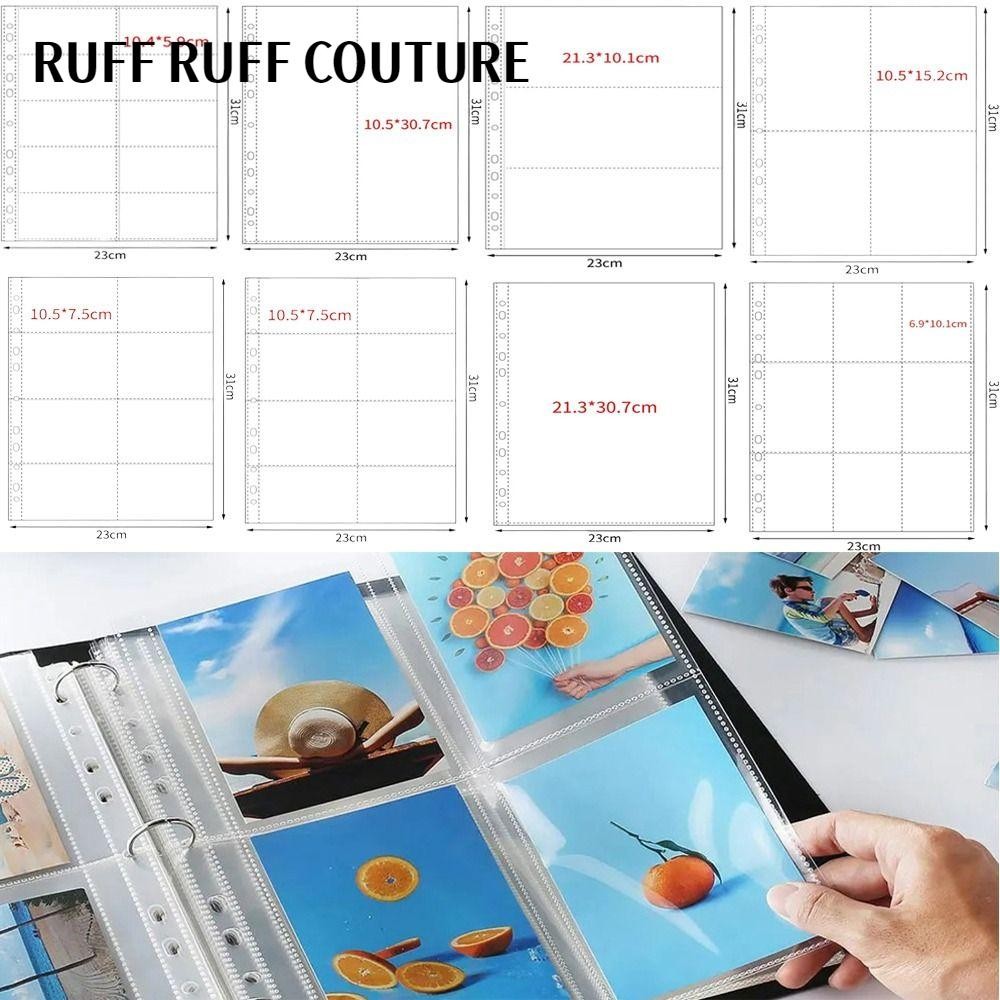 Ruff RUFF COUTURE A4 Kpop Photocard Binder, Trong Suốt Nhiều Túi Album ...