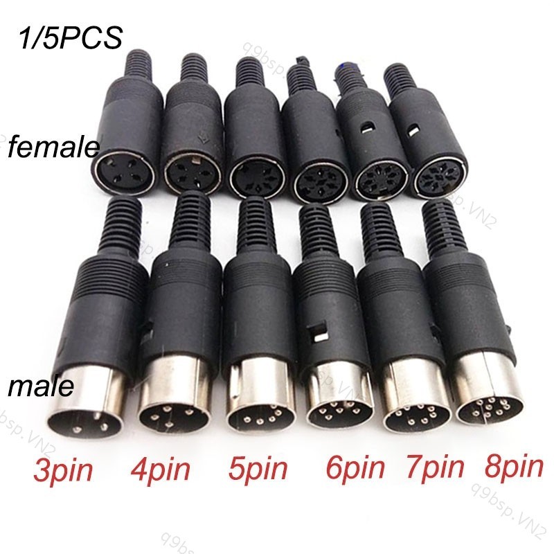 Din 3pin 4pin 5pin 6pin 7pin 8 Pin Nam Nữ Cắm Ổ Cắm Jack Hàn Kết Nối Có ...