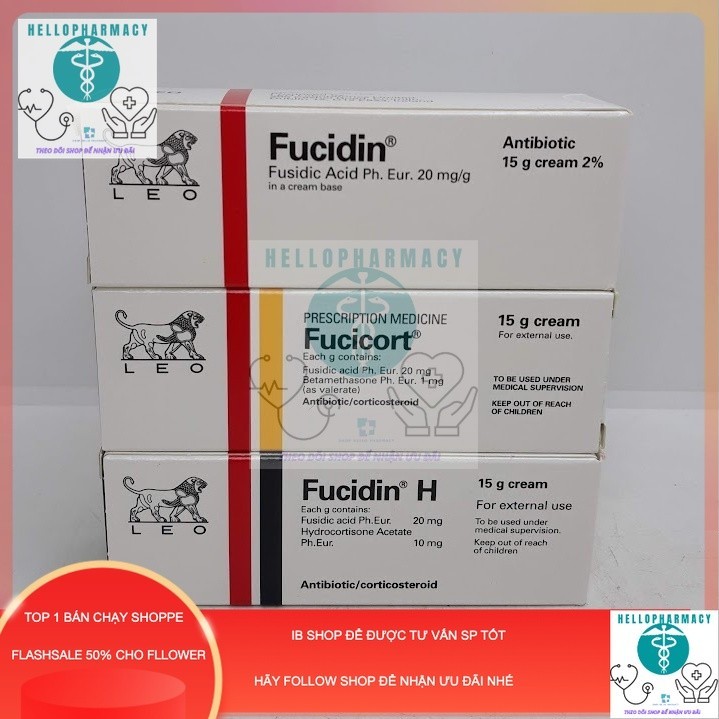 [DATE 2026]Kem bôi đa năng Fucidin H/ Fucicort/ Fucidin Cream 15g ...