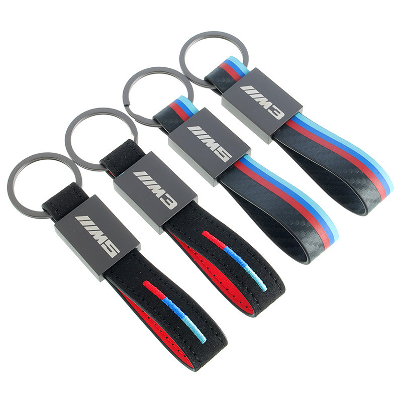 Bmw M Tricolor Thể Thao Logo M3M5 Da Thật Chính Hãng Sợi Carbon Da Lộn ...
