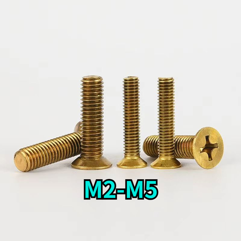 [Hnk] Đồng thau Vít Nhỏ Phillips Đầu chìm Vít Đầu phẳng Đồng Vít Phụ ...