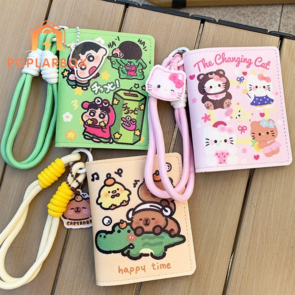 Ví ETPRO Capybara, Ví đựng tiền xu hình gấu bơ Hello Kitty, Ví đựng thẻ ...