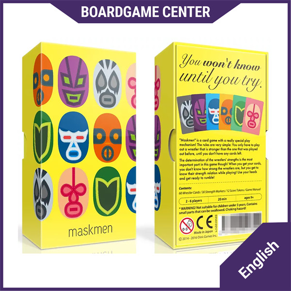 Bộ trò chơi Boardgame - Maskmen (2014) - Shed your cards as fast as you ...