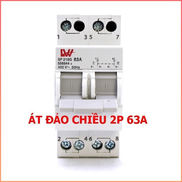 [NEW] Cầu dao đảo chiều 2P 63A LW-aptomat đảo chiều- bộ chuyển đổi 2 nguồn điện- cb đảo chiều ...