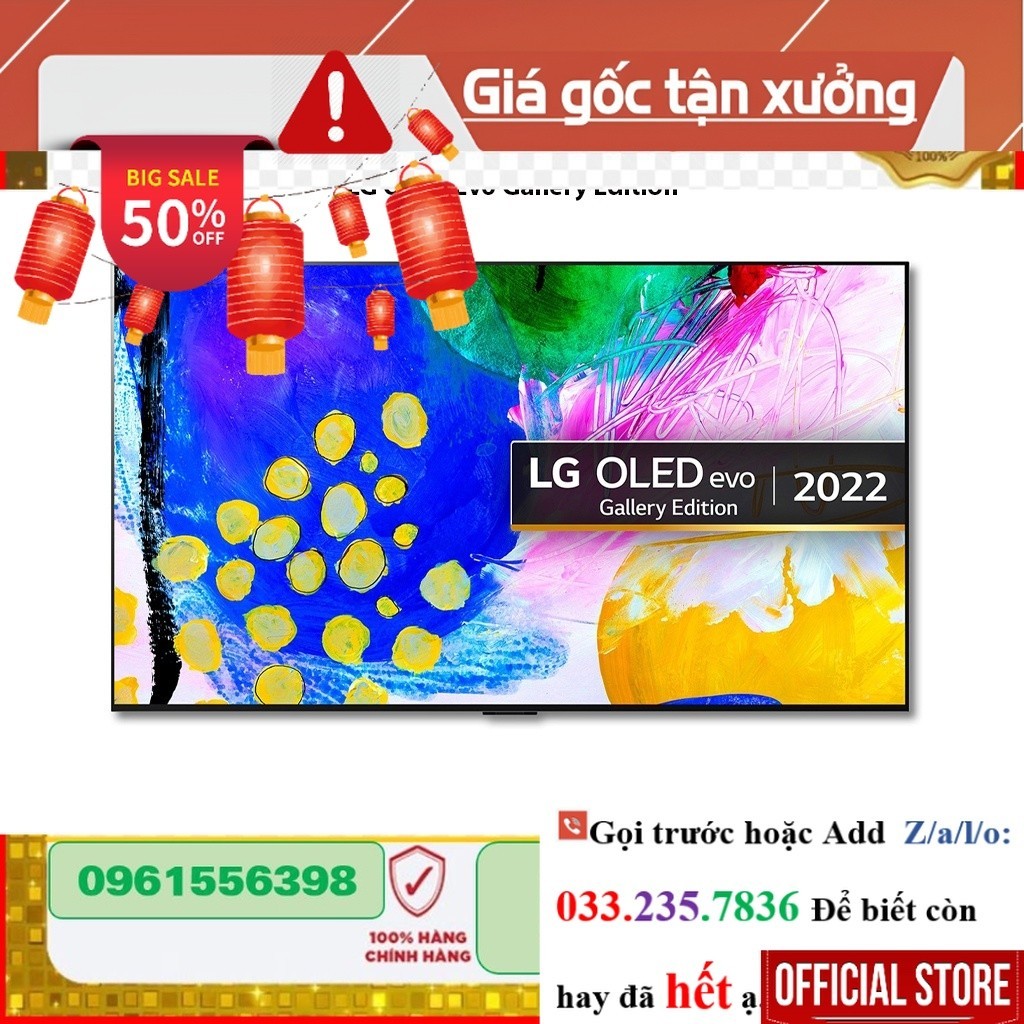 [Mã INBAU300 giảm 10% đơn 250K] Tivi LG OLED evo G2 65 inch 4K Smart TV ...