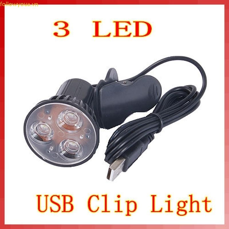 Fol USB 3 LED Kẹp Đèn Bóng Đèn Cho Máy Tính Để Bàn Notebook PC Laptop Đọc Sách | Shopee Việt Nam