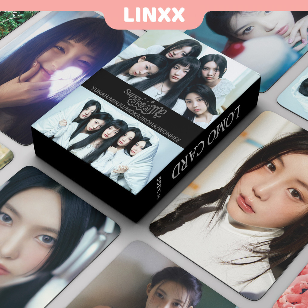 Linxx 55 Chiếc ILLIT SUPER REAL ME Album Lomo Card Kpop Photocards Bưu ...