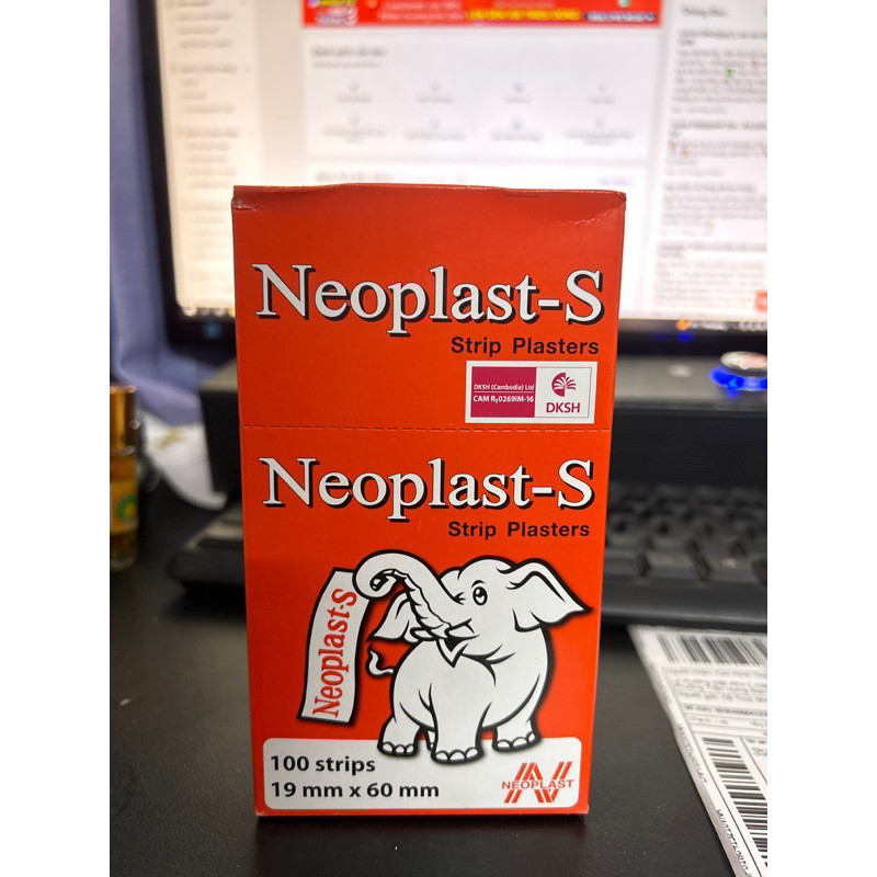 Băng Keo Cá Nhân Con Voi Neoplast-S Hộp 100 miếng (Dệt Vải Không Bong ...