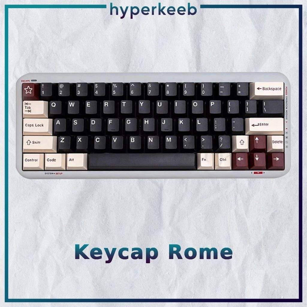 [KEYCAP] 170+ nút bàn phím cơ CMK Rome, nhựa PBT dày 1,5mm in Double ...