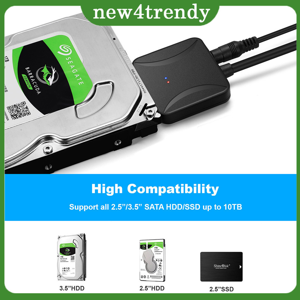 1 / 2 / 3 Nhiều Loại Cáp ATA 3 Bộ Chuyển Đổi Sata Sang USB 6Gbps Cho 2 ...