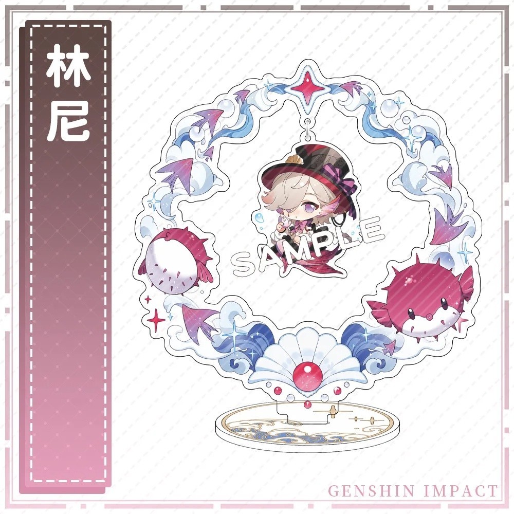 Mô hình Standee Game Genshin Impact Figures Furina Neuvillette Acrylic ...