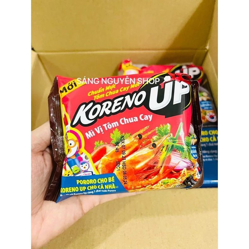 Mì Koreno Up tôm chua cay 65g MOONSHINE-FOODS | Shopee Việt Nam