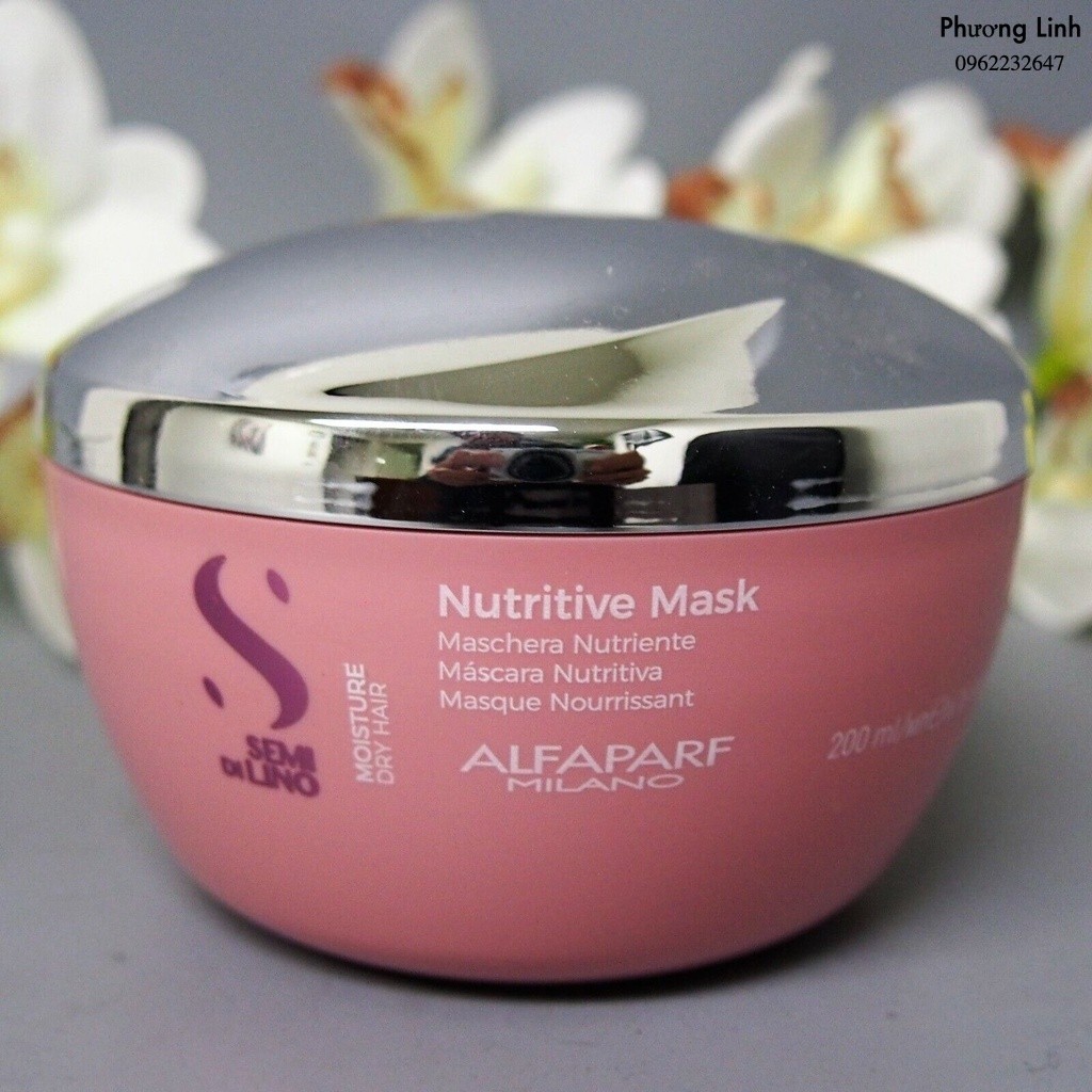 Mặt nạ Moisture dành cho tóc khô xơ Semi Dilino Nutritive Mask Alfaparf ...