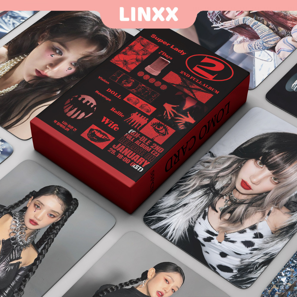 Linxx 55 Chiếc (G) I-DLE 2nd Full Album Lomo Card Kpop Photocards Bưu Thiếp Series | Shopee Việt Nam