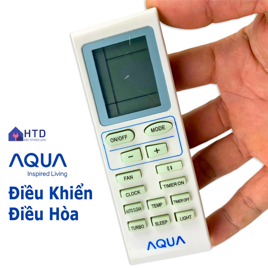 Điều Khiển Điều Hòa AQUA - Remote máy lạnh AQUA vuông bé loại đẹp ...