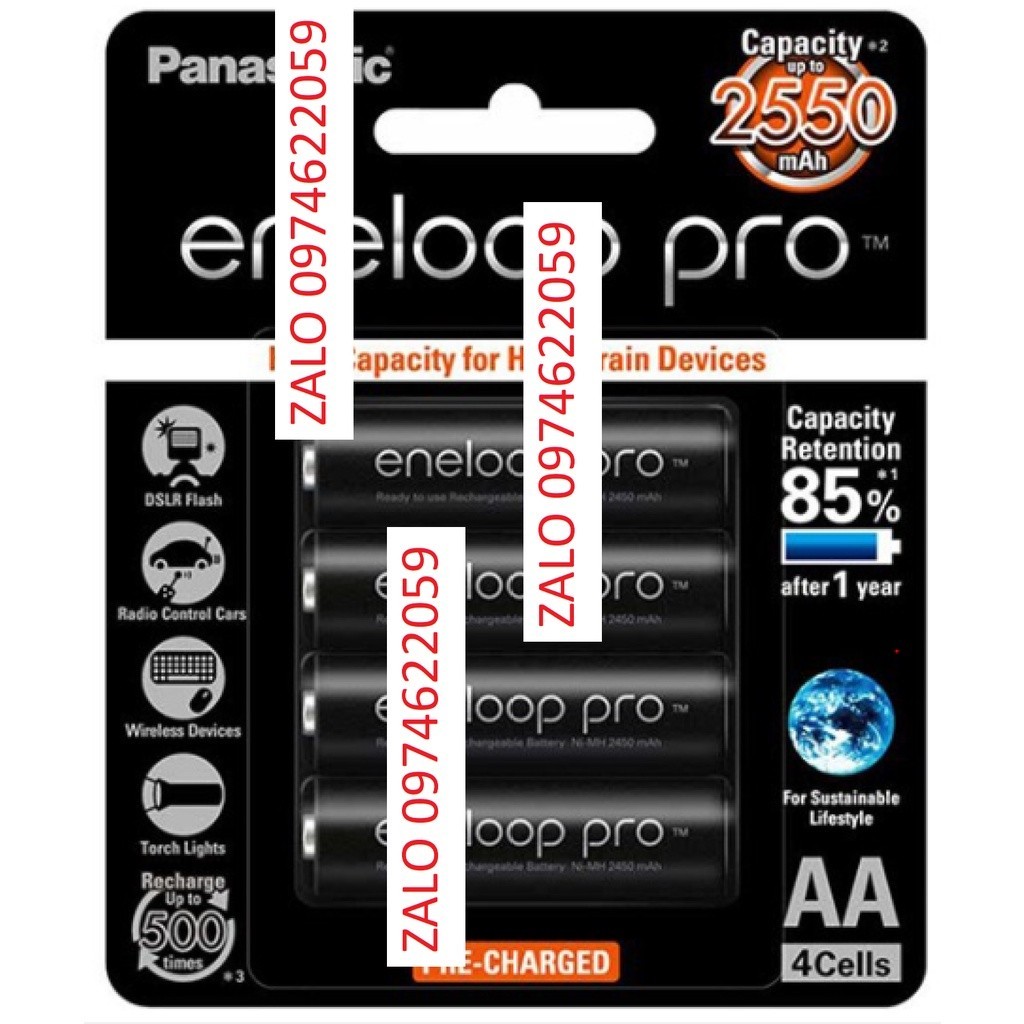 Pin sạc AA / AAA Eneloop pro dung lượng cao | Shopee Việt Nam
