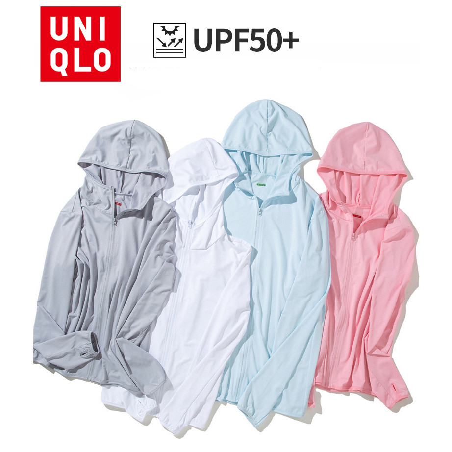 Uniqlo Nữ Upf50 + Áo khoác Airism Thoáng Khí Uv Thể Thao Chống Nắng Che Nắng Da Áo Gió | Shopee ...