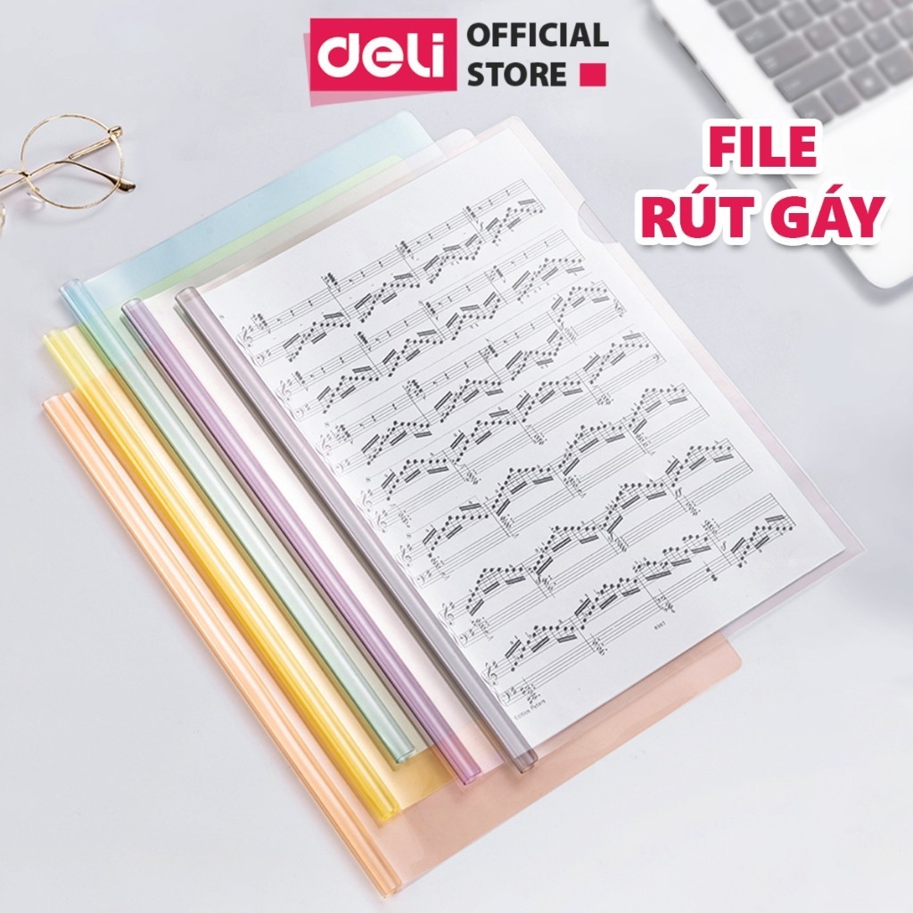 [VPP DELI] File Đựng Tài Liệu Gáy Rút Deli Bìa Trong Kẹp Tài Liệu Giấy ...