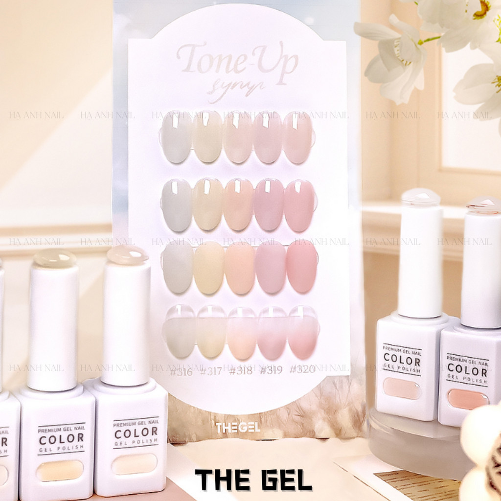 "The Gel - Tone Up Edition 5 color": Set sơn gel thạch cao cấp Hàn quốc ...