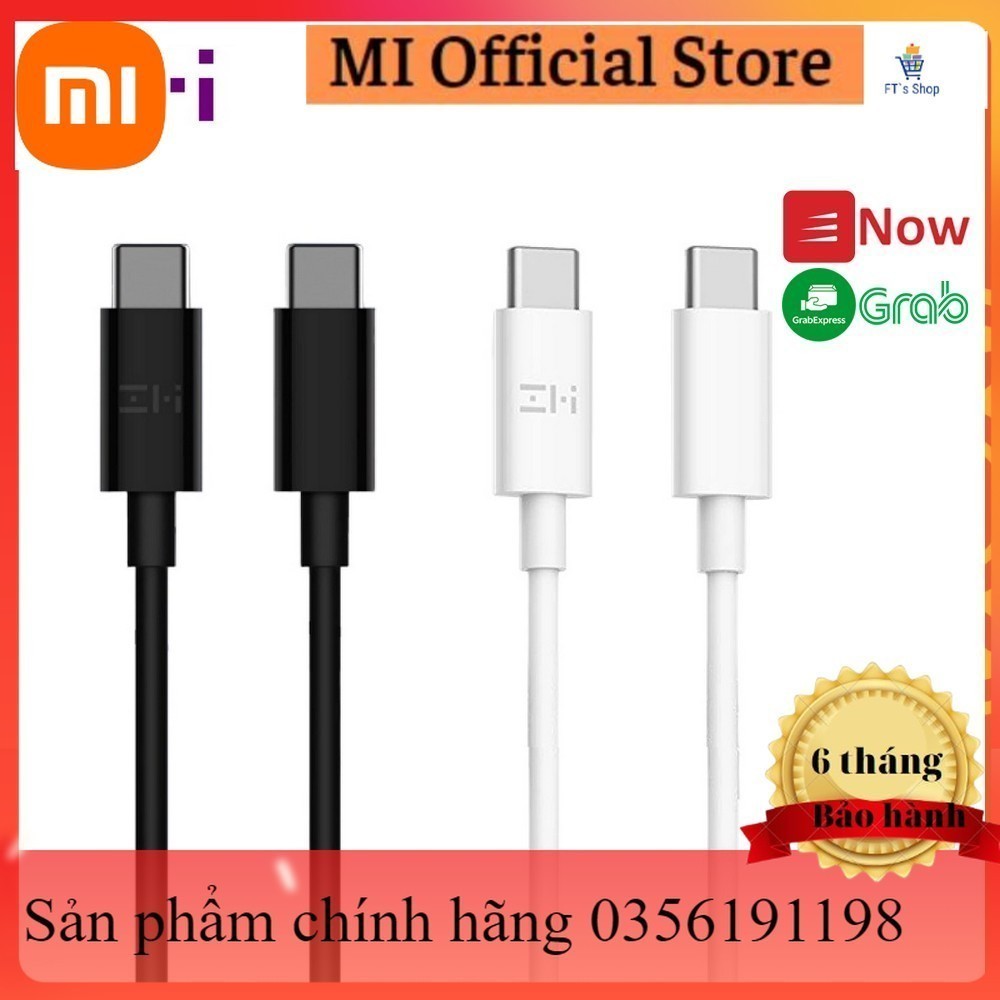 Dây sạc nhanh Zmi AL308E 1.5m 5A 100W C to C USB-C to USB-C Cáp sạc nhanh cao cấp chính hãng ...
