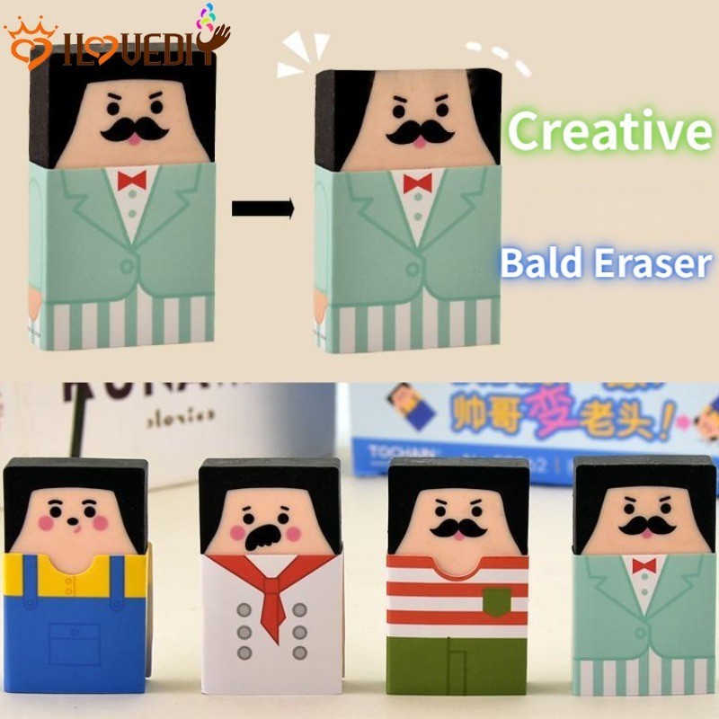 [Nổi bật] Bald Eraser - Văn phòng phẩm dành cho học sinh - Sáng tạo ...