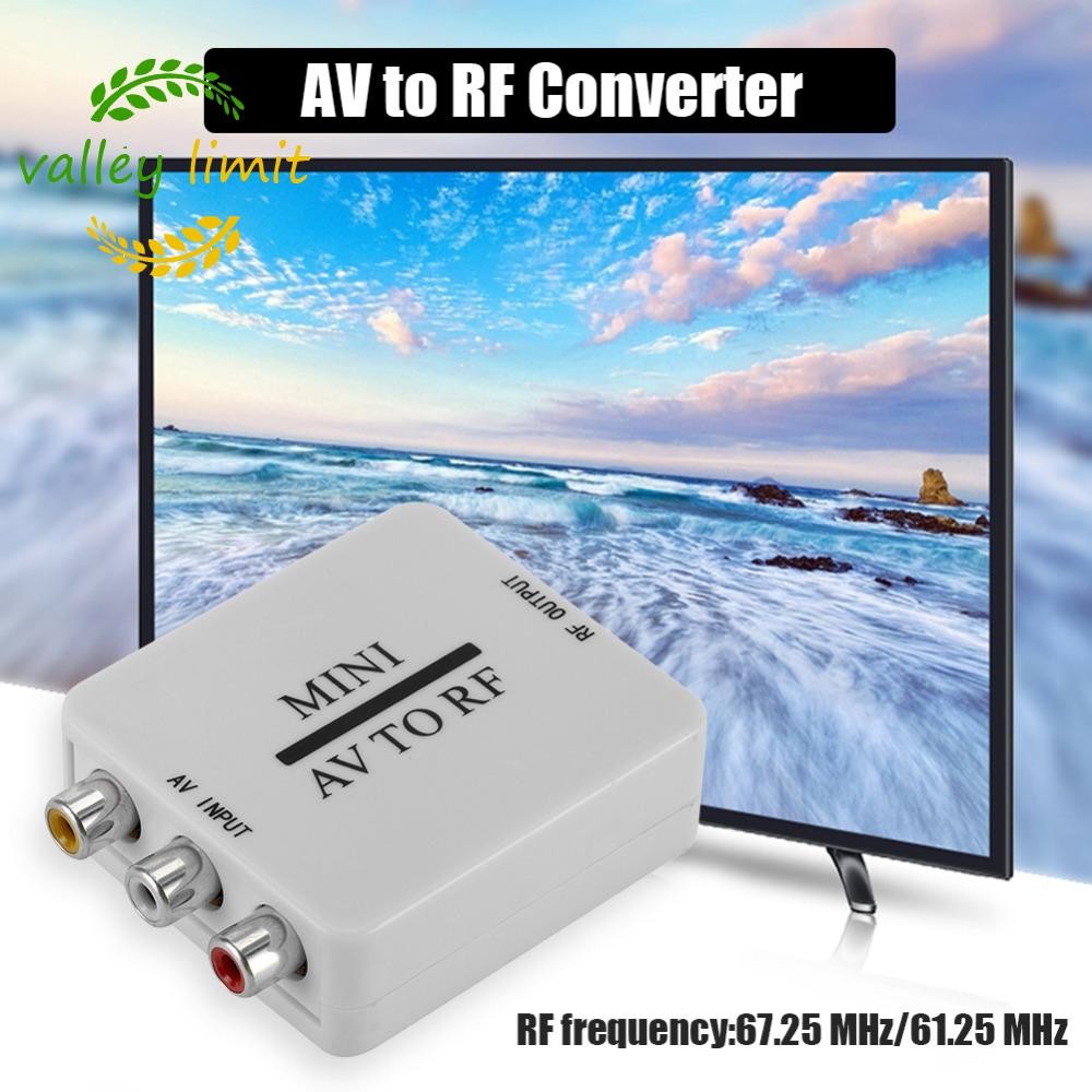 Valley LIMIT RCA AV Sang RF Bộ chuyển đổi TV Switcher Plug and Play cho ...