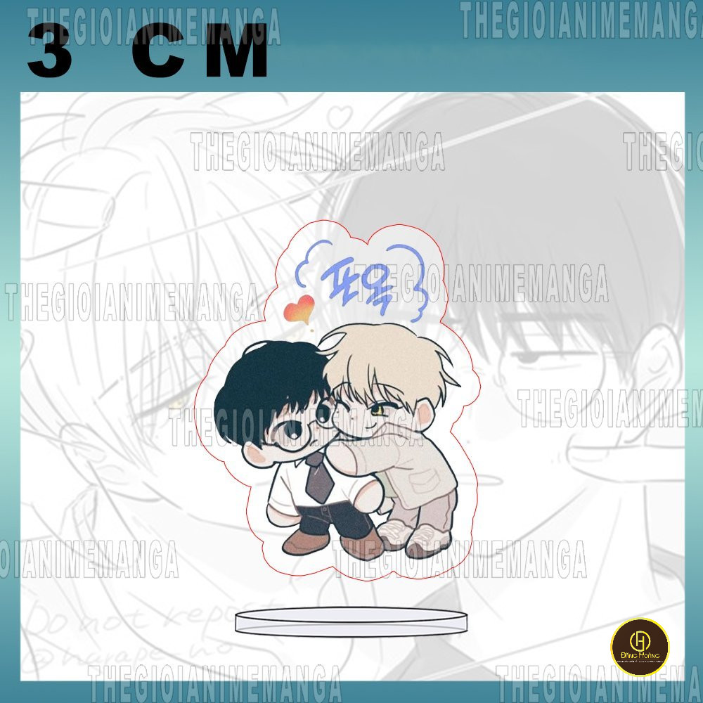 (3CM) Mô hình Standee CHECKMATE Chiếu tướng in hình manhwa BL anime ...