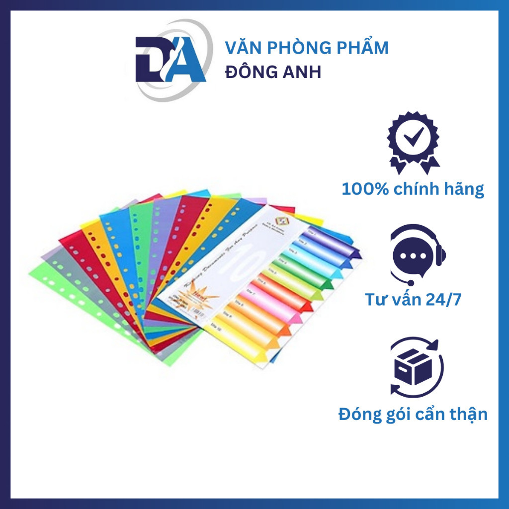 Chia file bìa 1-10, 1-12, 1-31 | Shopee Việt Nam