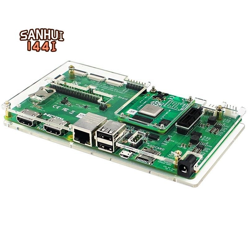 Cho Raspberry Pi CM4 IO Board Vỏ Acrylic Trong Suốt Cho Raspberry Pi ...