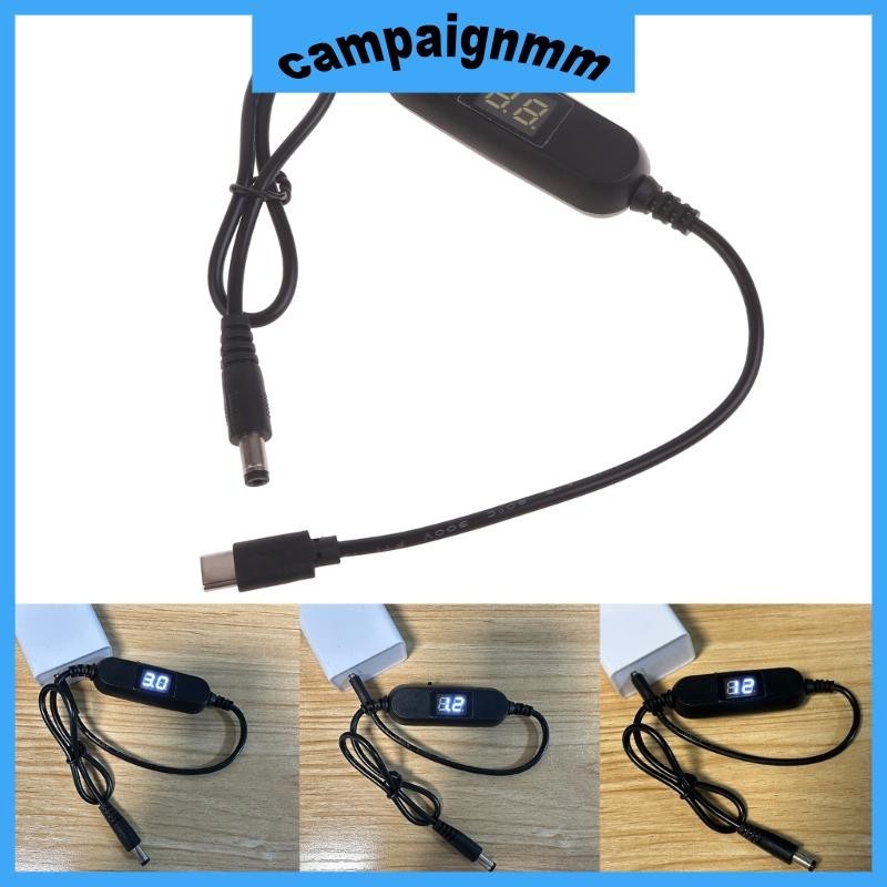 Camp USBC 5V Step Up Converter sang 1 2V-12V 5 5x2 Cáp cấp nguồn 1mm w ...