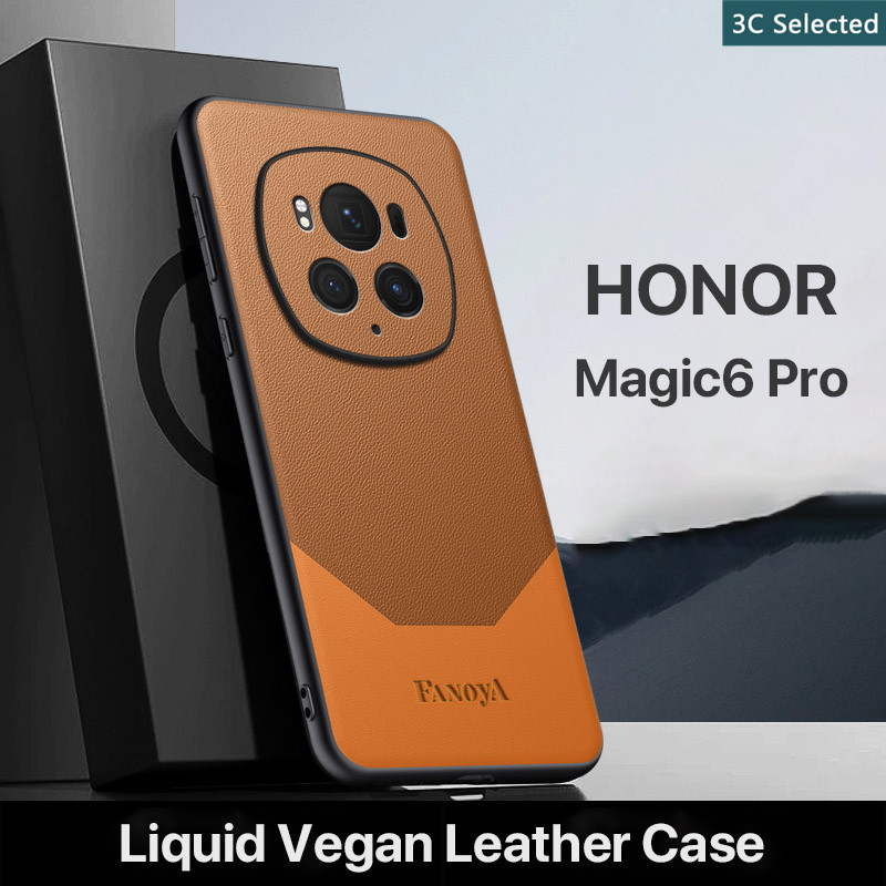 ốp lưng HONOR Magic 6 5 4 Pro Ultimate Da thuần chay dạng lỏng Phối màu đôi Cảm ứng thoải mái ...